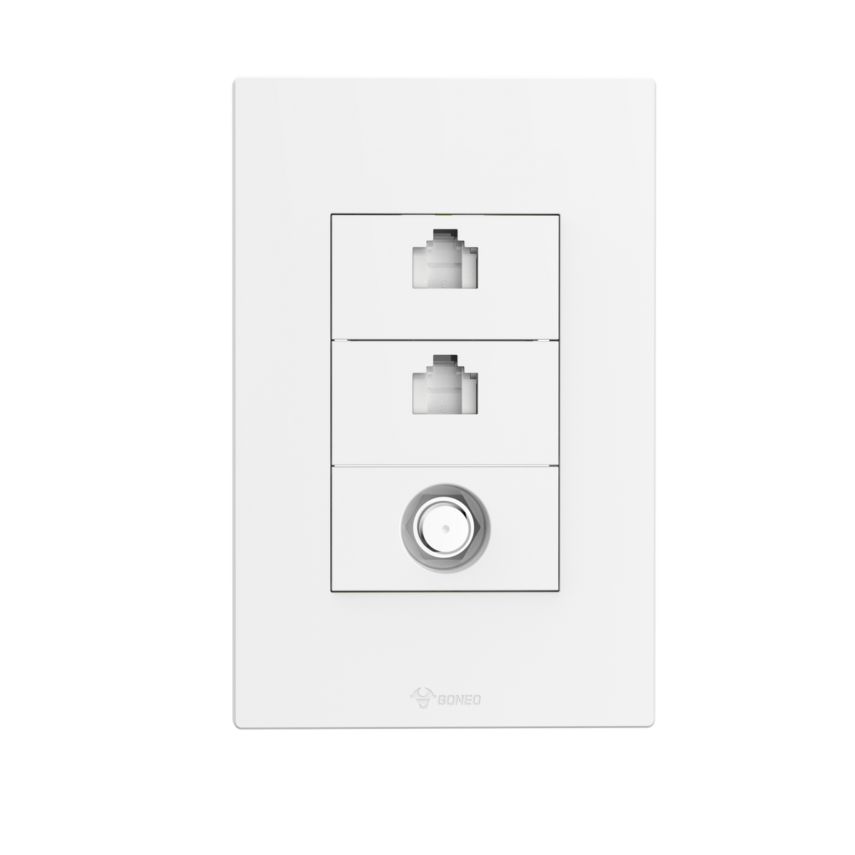 2 Gang Computer + TV(into 2) Socket – GONEO Global
