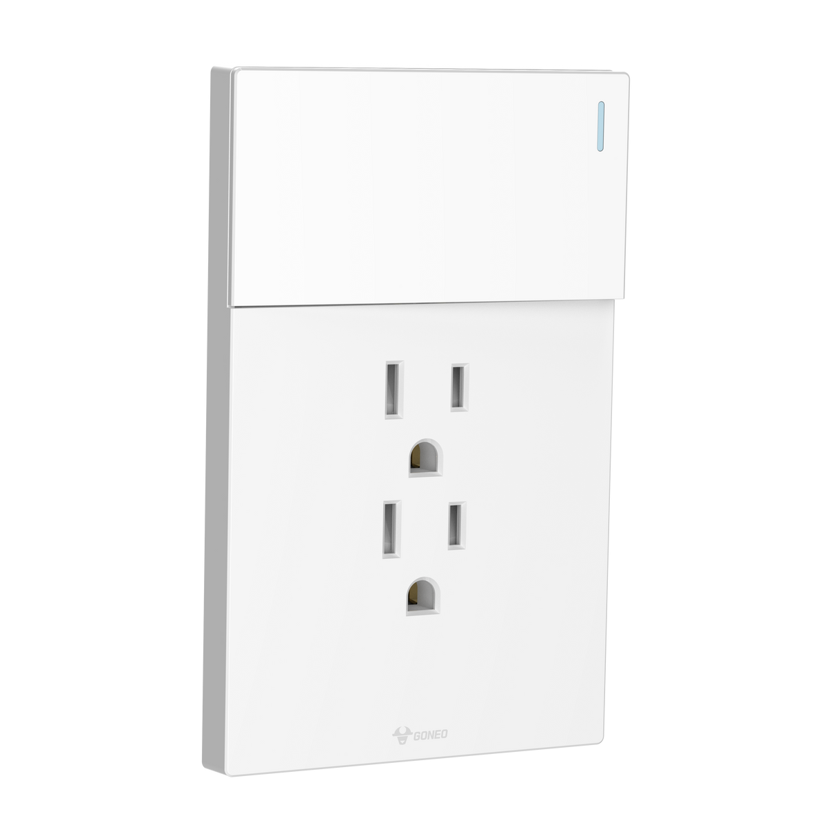 MG01E004 2 Gang Socket + 1 Gang 2 Way Illuminated Switch – GONEO Global